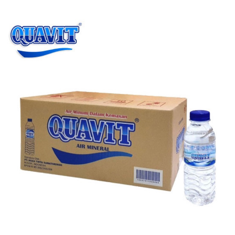 Jual QUAVIT AIR MINERAL BOTOL 240 ML X24 (1 DUS) [INSTAN ONLY] | Shopee ...