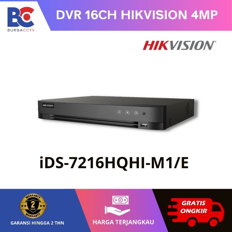 Jual TURBO HD DVR HIKVISION 16 CH 8 CH 4 CH up to 4MP (HQHI) | Shopee ...