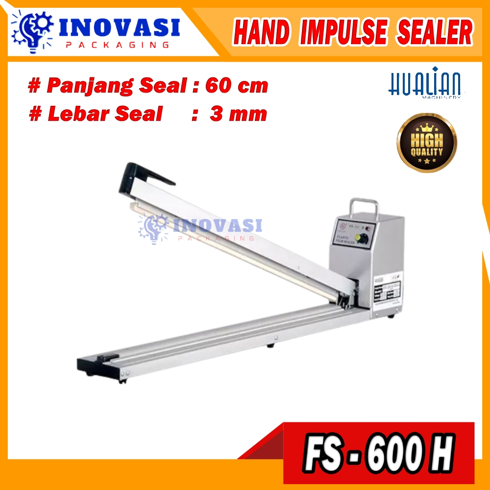 Jual Mesin Press Perekat Plastik 60 cm Hand Impulse Sealer FS-600H | Shopee Indonesia