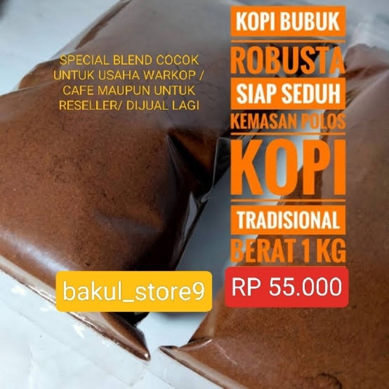 Jual Kopi Bubuk Polosan Murni SUPER ISTIMEWA PLUS 1 KG / KILOAN COCOK ...