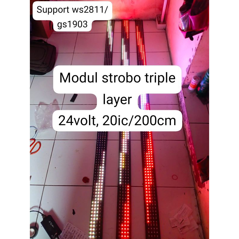 Jual Modul strobo triple layer 24volt 20ic | Shopee Indonesia