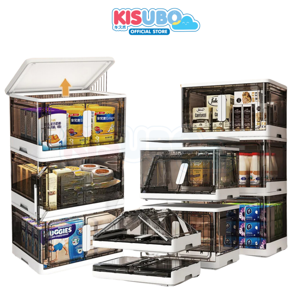 Jual KISUBO Rak Kotak Penyimpanan Transparan Serbaguna | Shopee Indonesia