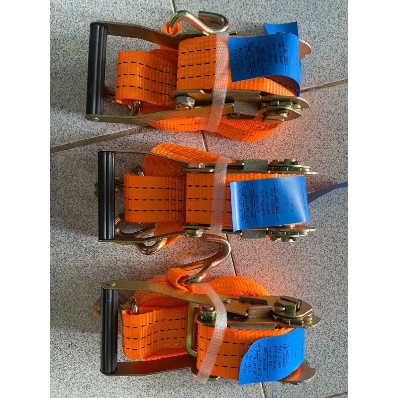 Jual Webbing Cargo Lashing Belt panjang tali 8 Meter Rachet Tie Down ...