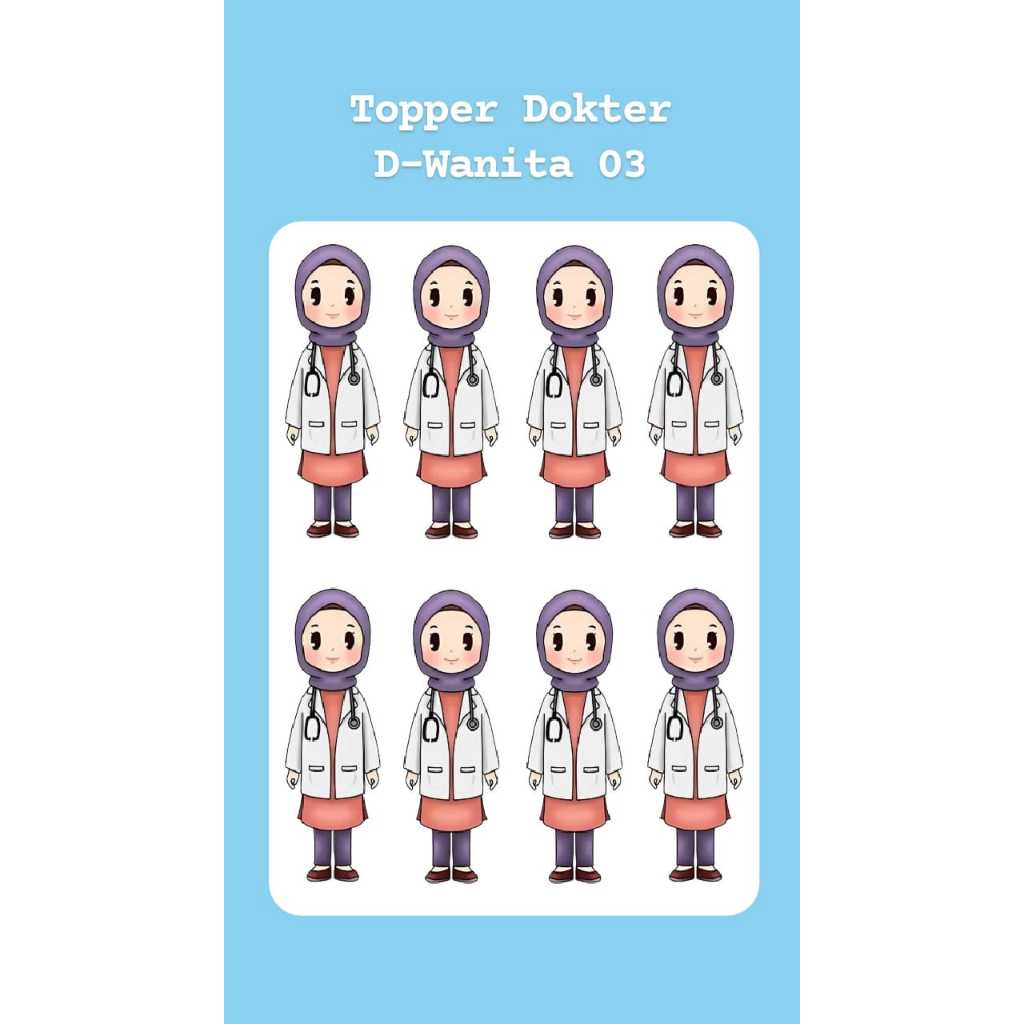 Jual TOPPER DOKTER//TOPPER UNTUK BUKET//TOPPER PROFESI DOKTER//TOPPER ...