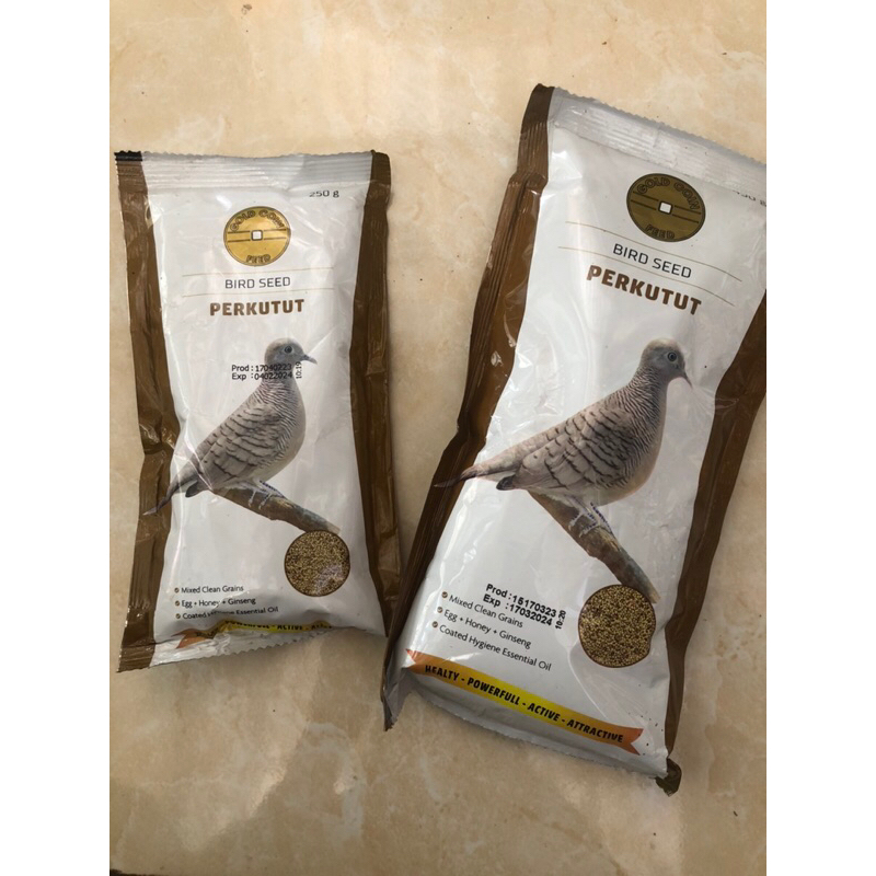 Jual GOLDCOIN PERKUTUT 450GRAM PAKAN BURUNG ANGGUNGAN PERKUTUT | Shopee ...