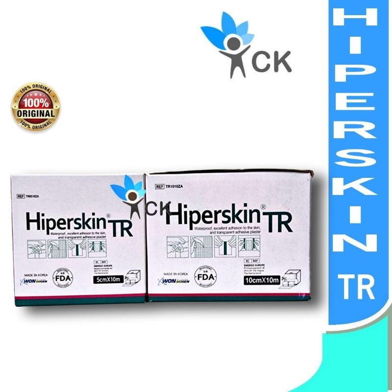 Jual HIPERSKIN TR BOX 5 / 10 CM X 10 M - plester tranparant | Shopee ...