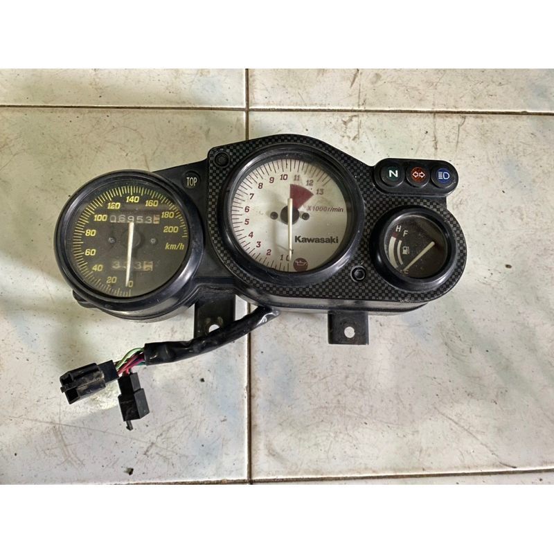 Jual SPEEDOMETER SPIDOMETER NINJA RR OLD ORIGINAL COPOTAN | Shopee ...