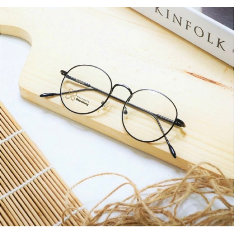 Jual KACAMATA BLUSHING Arden Full Black | Shopee Indonesia