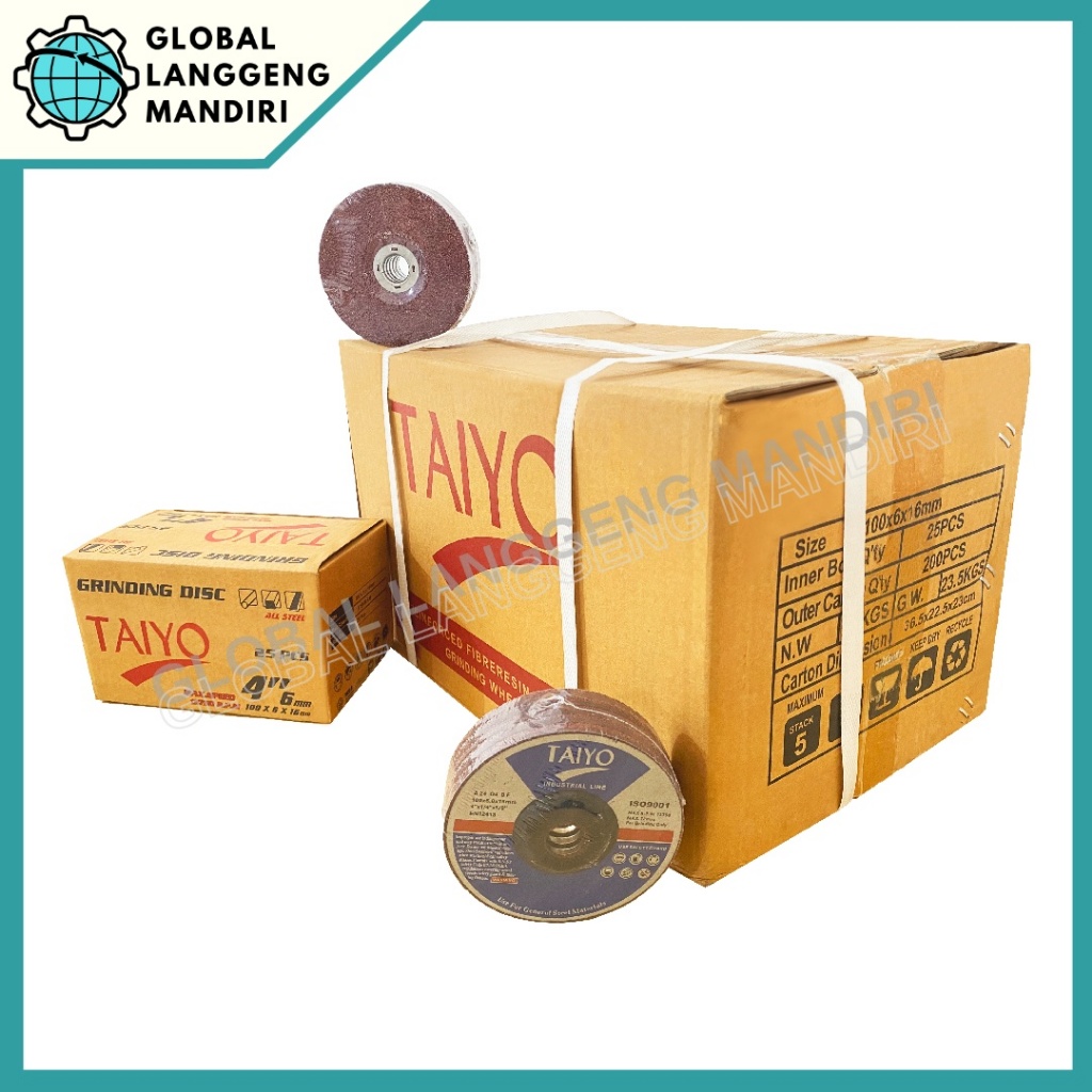 Jual MATA POLES BATU GERINDA TAIYO 4 INCH / BATU GURINDA 4X6MM TAIYO ...