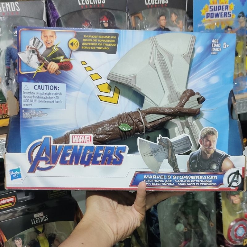 Jual Hasbro Electronic Axe Marvel's Stormbreaker Thor Avengers | Shopee ...