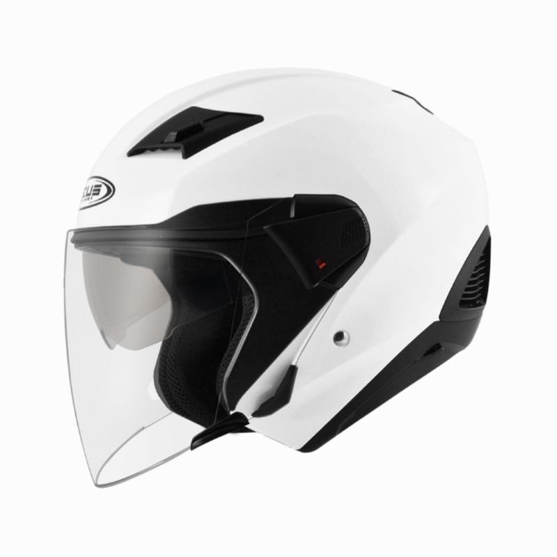 Jual ZEUS HELMET ZS 611 WHITE DOUBLE VISOR HELM ZEUS ZS.611 | Shopee ...