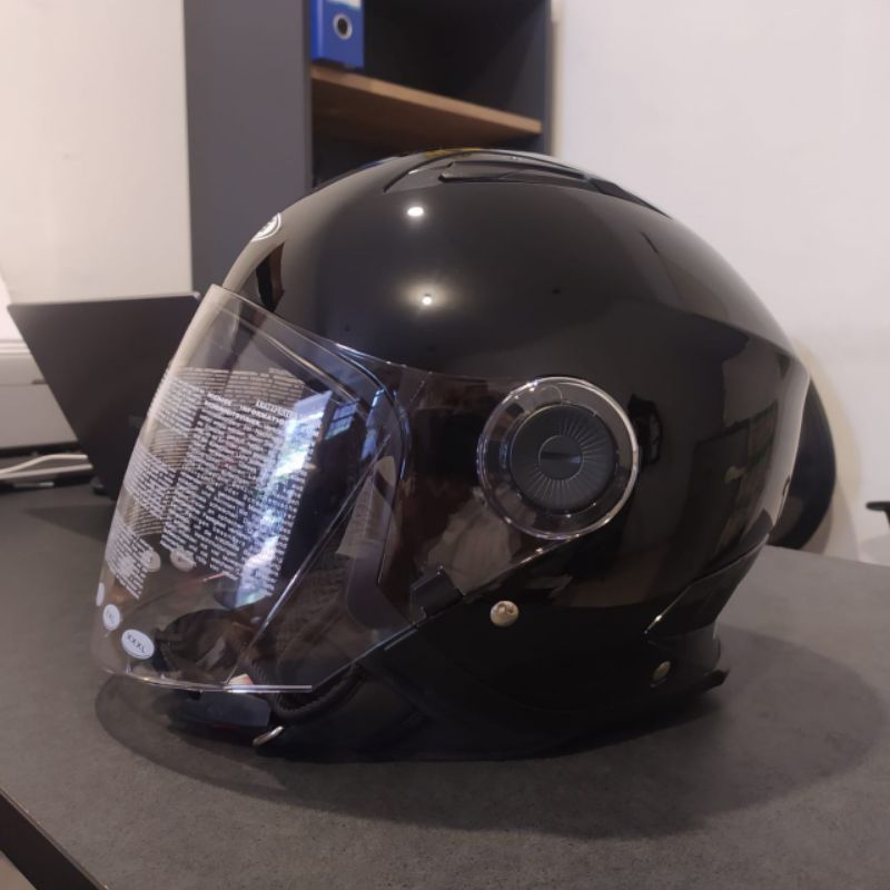 Jual HELM ZEUS ZS-617 SOLID BLACK GLOSSY ZEUS HELMET ZS 617 | Shopee ...