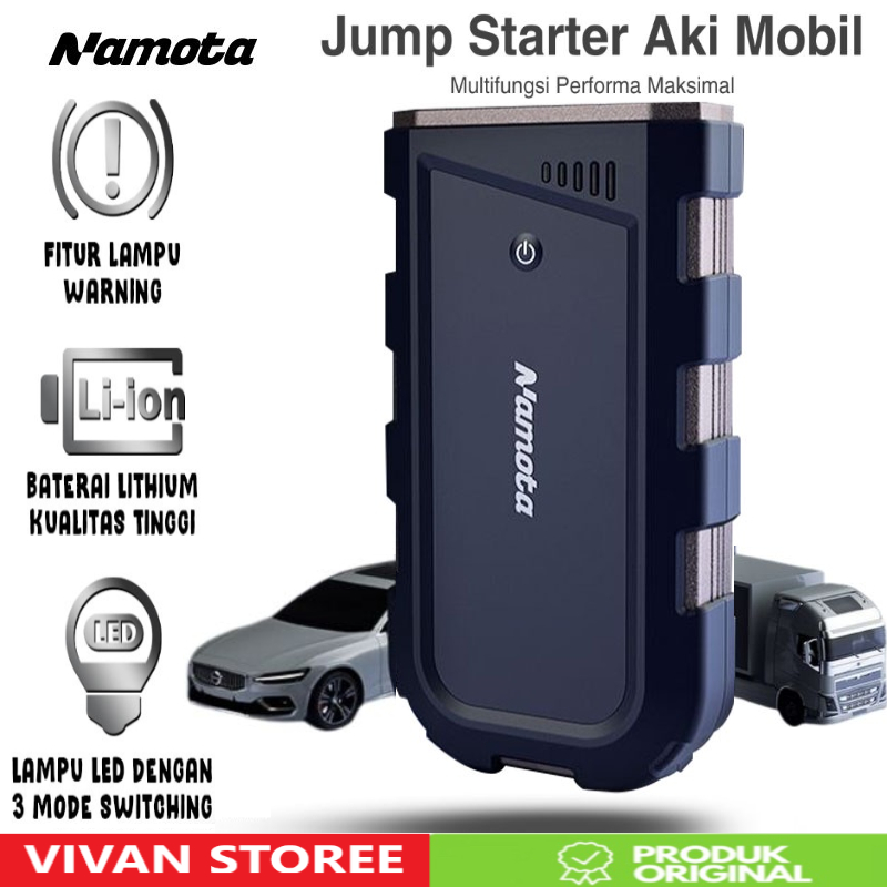 Jual NAMOTA NC-T01 Power Bank Jumper Aki Mobil Powerbank 8000 mAh 2.1A ...