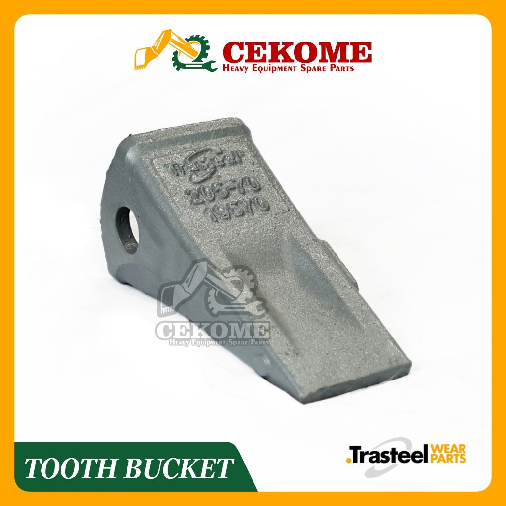Jual Kuku Bucket Excavator Komatsu PC200 Trasteel Standar Tooth Bucket ...