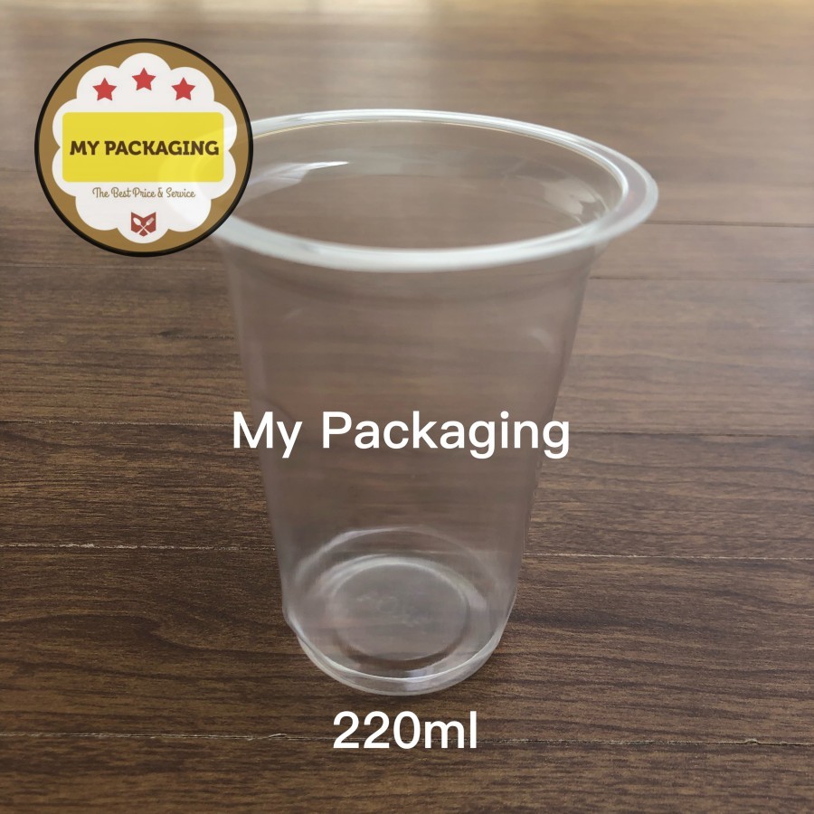 Jual Gelas CUP Gelas Kopi Gelas Aqua Plastik - isi 50pcs 220ml 220 ml TIPIS | Shopee Indonesia