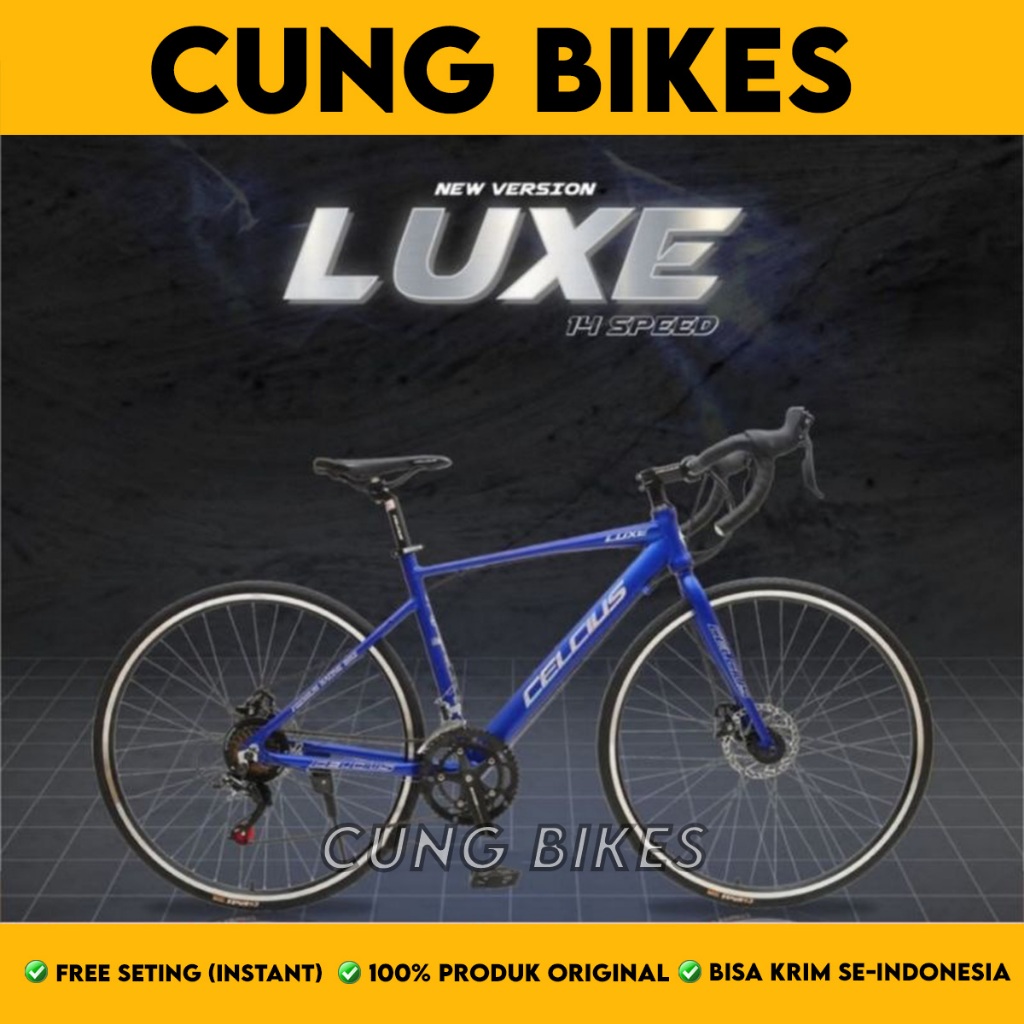 Jual Sepeda Balap Roadbike CELCIUS LUXE road bike frame Alloy 700 C 14 ...