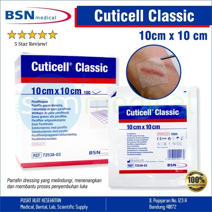 Jual Cuticell Classic - Tulle Dressing Steril 10x10 | Shopee Indonesia