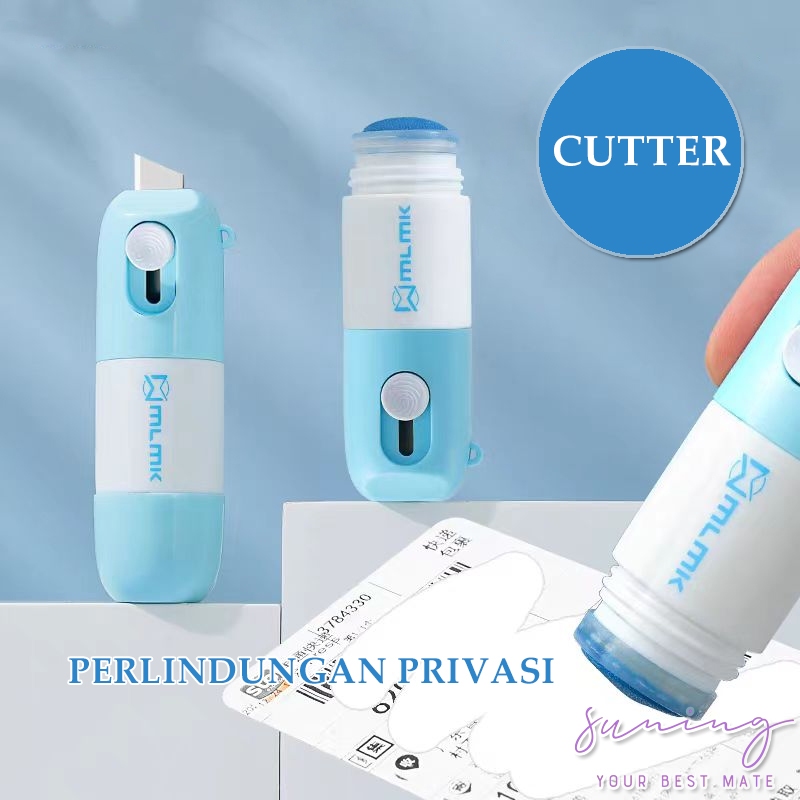 Jual Box Opener Roller Stamp Cutter / Pembuka dan Penghapus Resi Paket ...