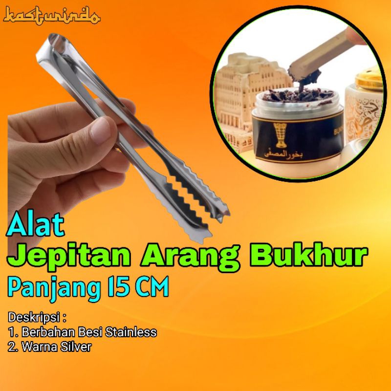 Jual Alat Jepitan Arang Areng Bukhur Buhur Panjang 15 Cm Bahan Besi ...