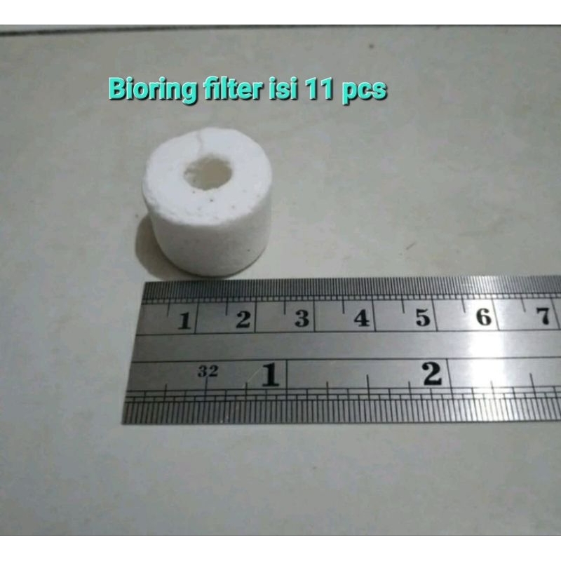 Jual Bioring filter isi 11 pc bio ring keramik ring media filter kolam ...