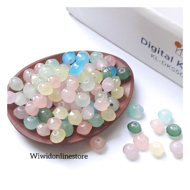 Jual (35 biji) MANIK KACA UFO MIX WARNA | Shopee Indonesia