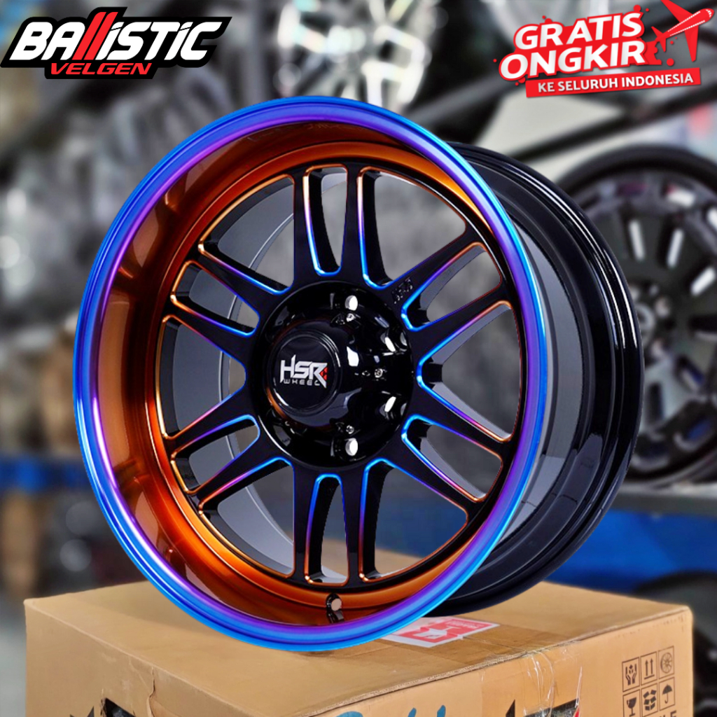 Jual Velg mobil Pajero Fortuner ring 18 HSR Boroko BLY01 R18 lebar 9 Pcd 6X139,7 ET0 warna ...