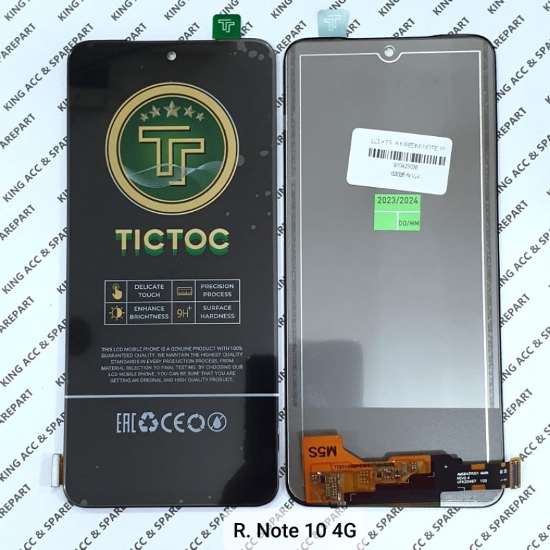 Jual ORIGINAL TICTOC - LCD TOUCHSCREEN XIAOMI REDMI NOTE 10 4G / NOTE ...