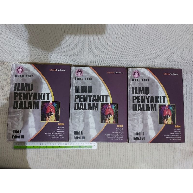 Jual ASLI ORIGINAL Buku Ajar Ilmu Penyakit Dalam PAPDI Vol 1,2,3 | Shopee Indonesia