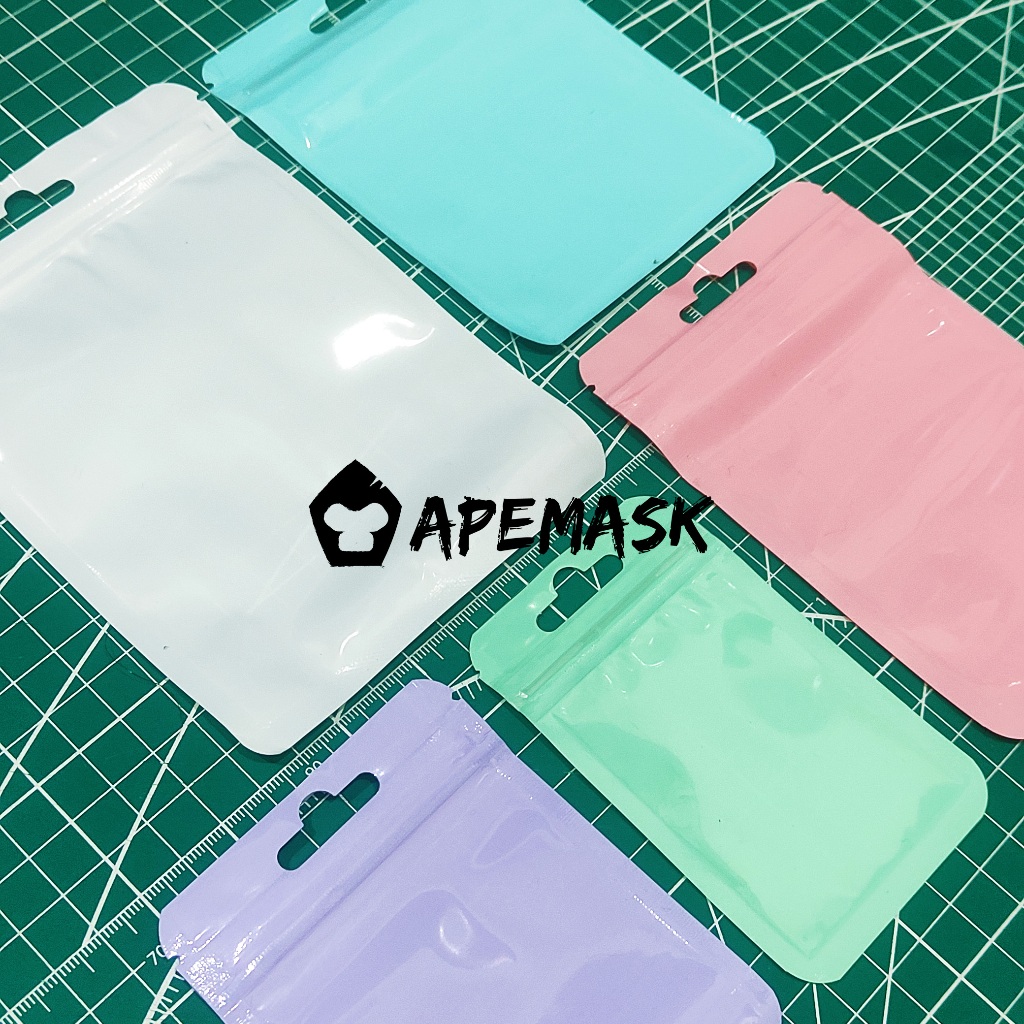 Jual Plastik OPP Souvenir Aksesoris Klip Zipper Ziplock Bening Warna ...