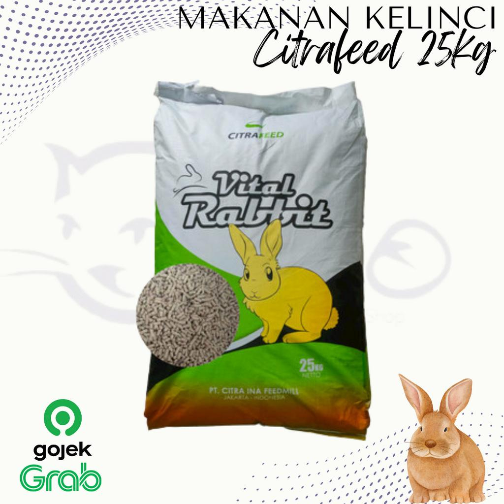 Jual KHUSUS GOJEK MAKANAN KELINCI CITRAFEED VITAL RABBIT 25 KG 25KG ...