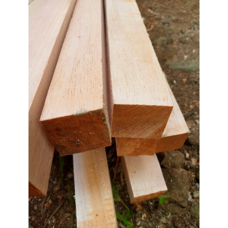 Jual kayu sudah halus 3×4cm panjang 2 meter isi 10 batang | Shopee ...