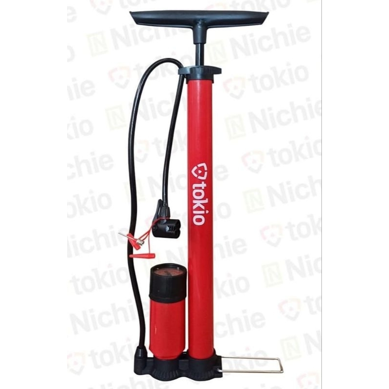 Jual TOKIO POMPA ANGIN BAN SEPEDA TABUNG METER-HAND PUMP | Shopee Indonesia