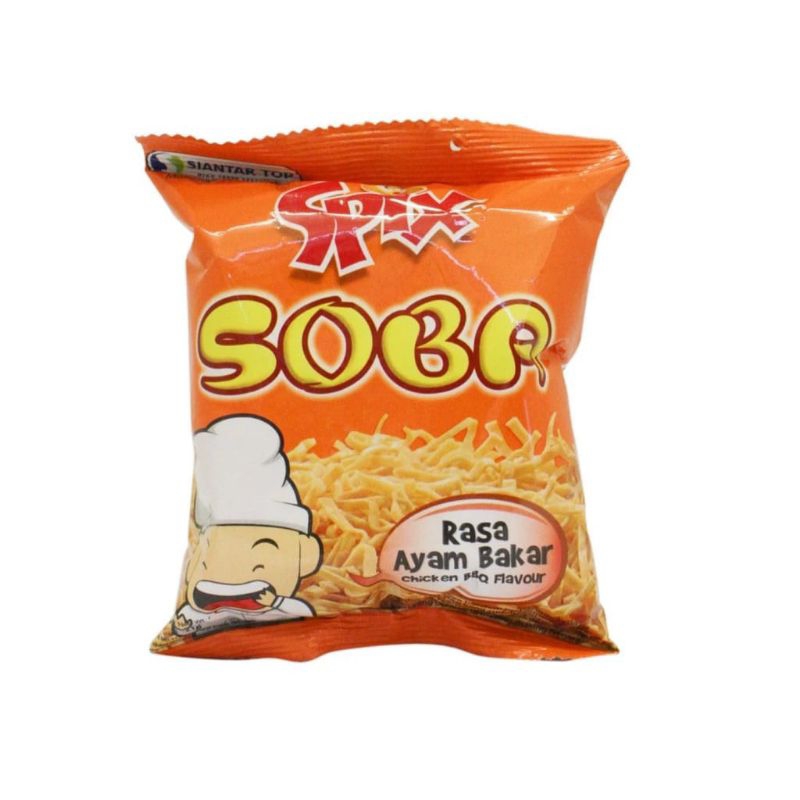 Jual Snack Spix Soba Mie Rasa Ayam Bakar 10x18gr rencengan | Shopee ...
