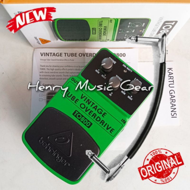Jual Behringer TO800 Vintage Tube Overdrive Tube Screamer BARU | Shopee ...