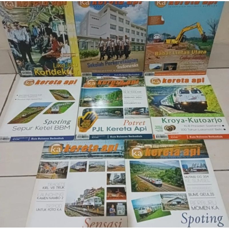 Jual Majalah kereta api preloved 8 buku | Shopee Indonesia