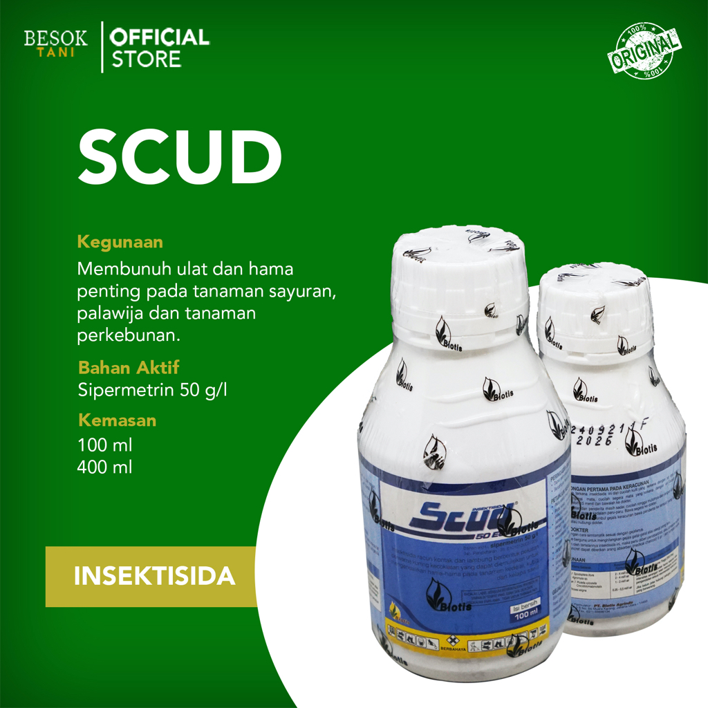 Jual SCUD 50 EC I Insektisida I Pembasmi Ulat dan Hama I Biotis ...