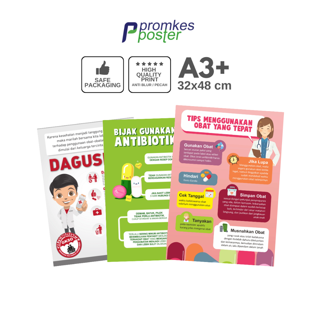 Jual Poster Kesehatan Apotek dan Obat | Shopee Indonesia