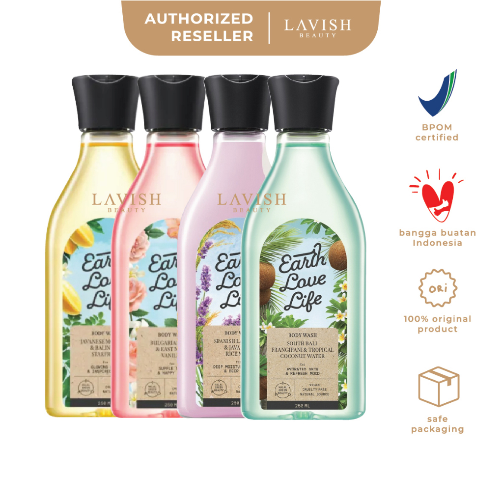 Jual EARTH LOVE LIFE Body Wash | Shopee Indonesia