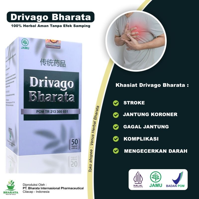 Jual Drivago Bharata Premium - Obat Penyumbatan Stroke dan darah tinggi ...