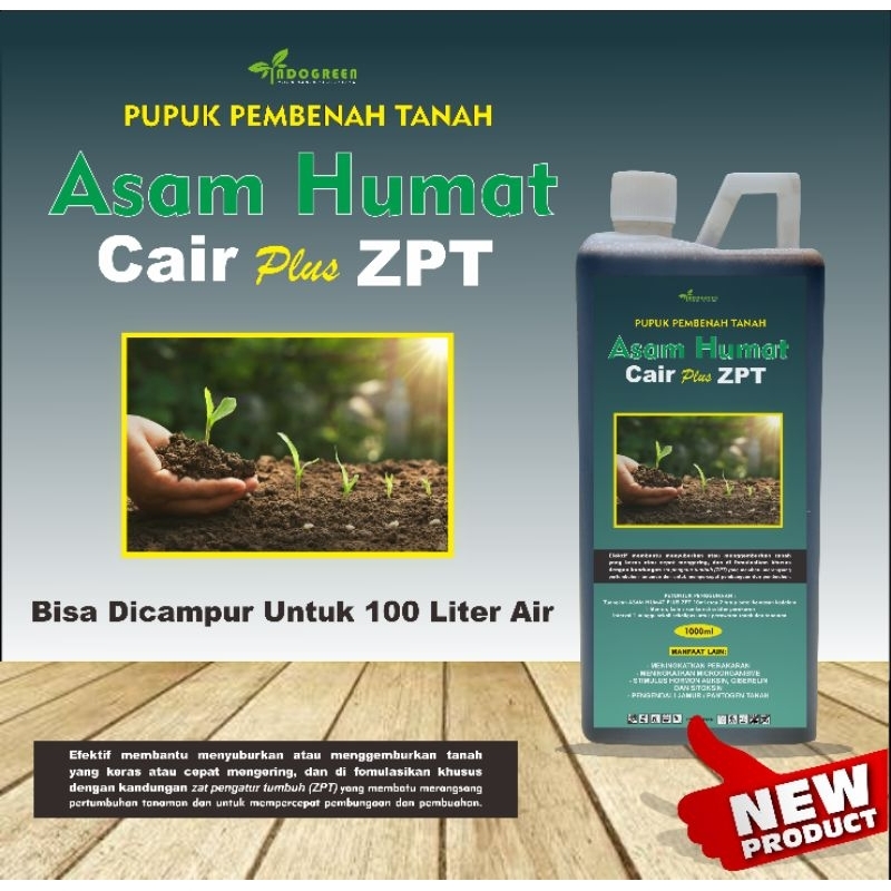 Jual asam humat cair plus ZPT 1 liter | Shopee Indonesia