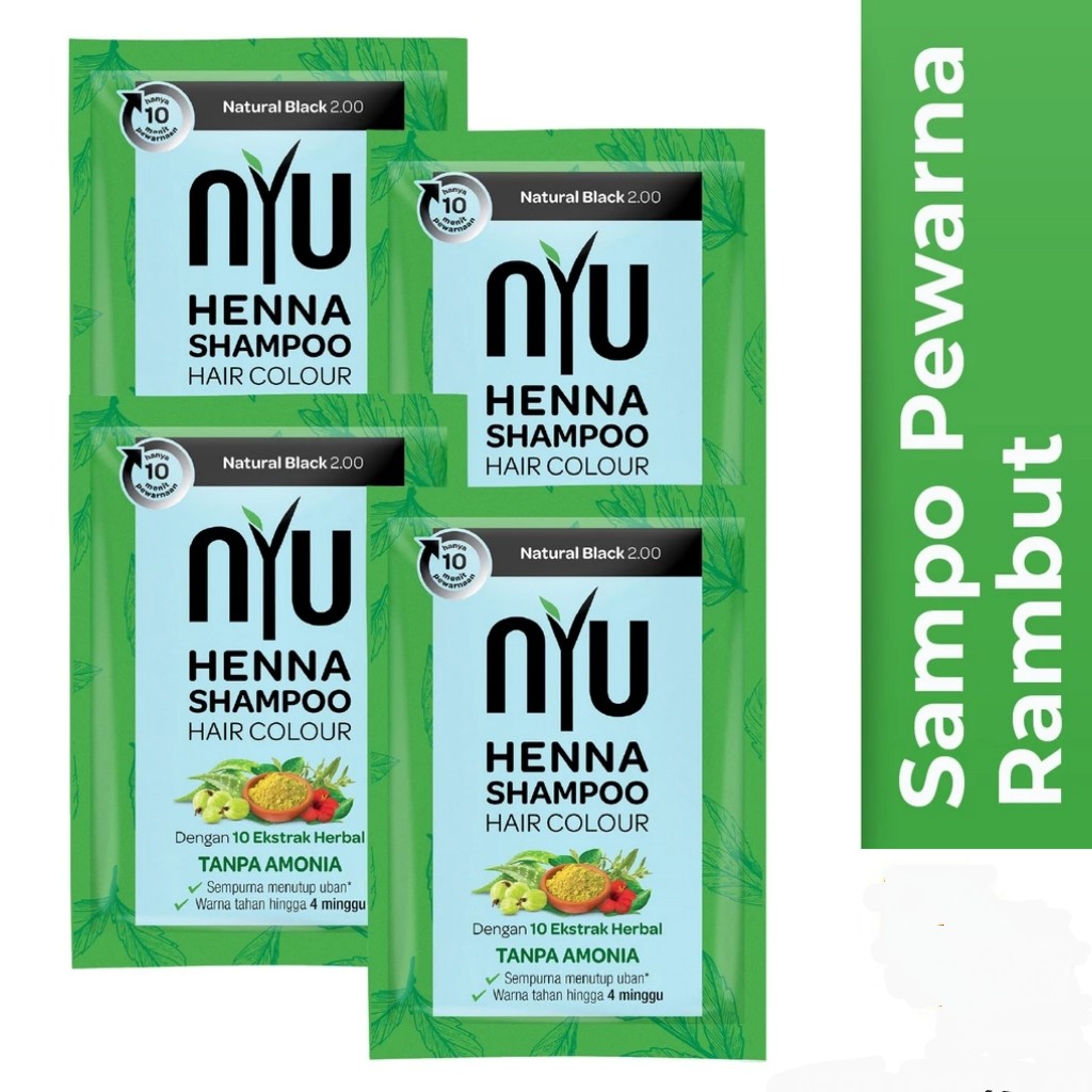 Jual SAMPO NYU HENNA PEWARNA RAMBUT | Shopee Indonesia