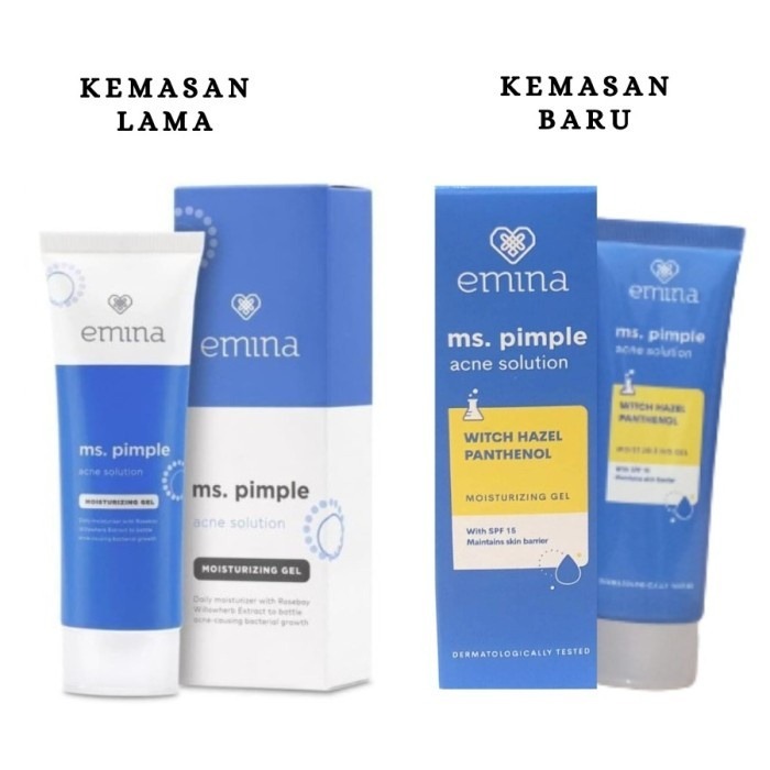 Jual EMINA Ms.Pimple Acne Solution Moisturizing Gel 20ml | Shopee Indonesia