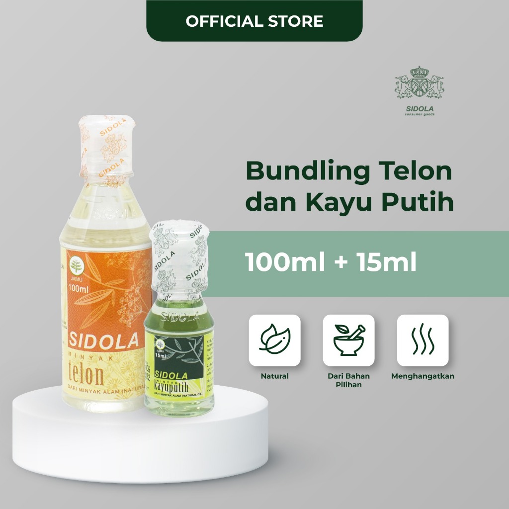 Jual Sidola Minyak Telon 100 mL Free Minyak Kayu Putih 15 ml | Shopee ...
