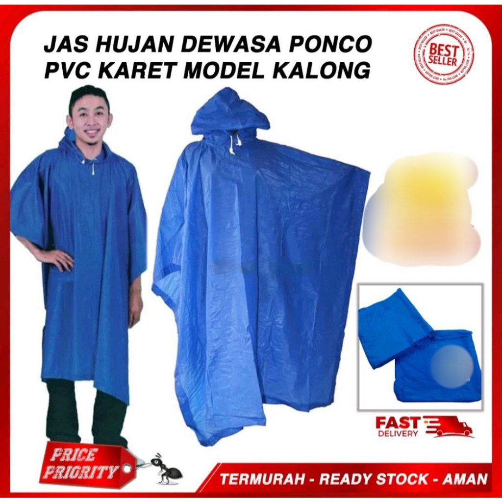 Jual ️ JAS HUJAN PONCO ALL SIZE ⬅️TERLARIS | Shopee Indonesia