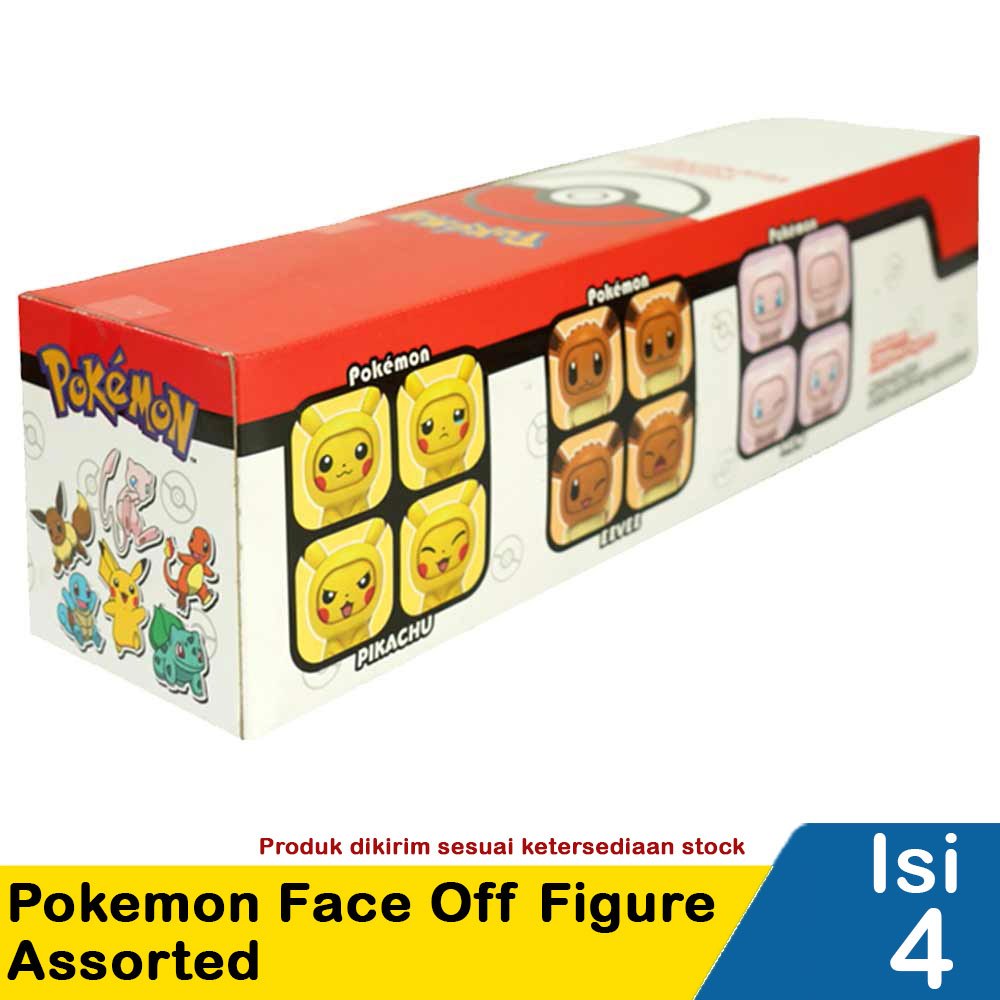 Jual Emco Pokemon Face Off Figure 4's Assorted | Shopee Indonesia