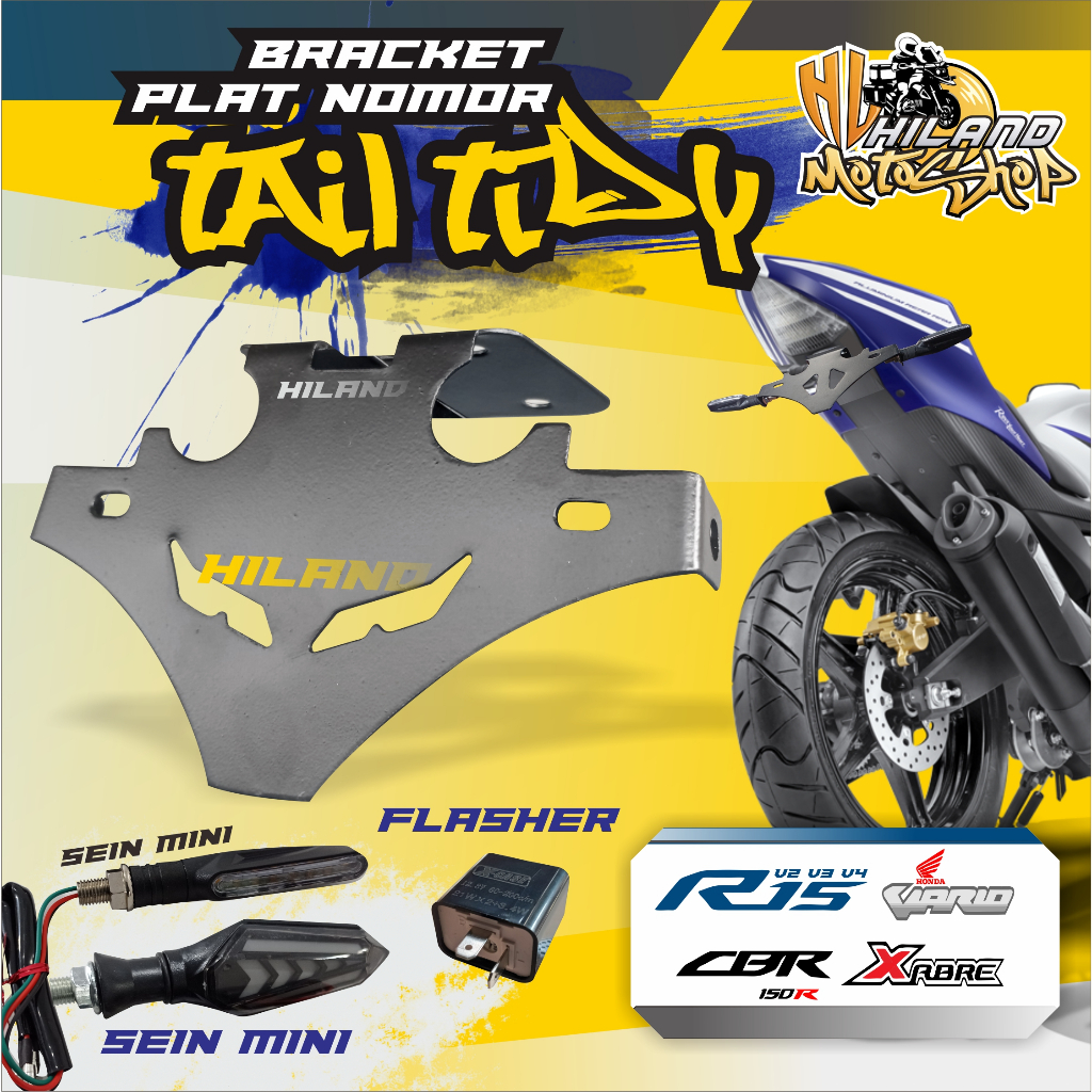 Jual Tail tidy r15 v2 v3 v4 cbr 150R Xabre Vario Facelift | Shopee ...
