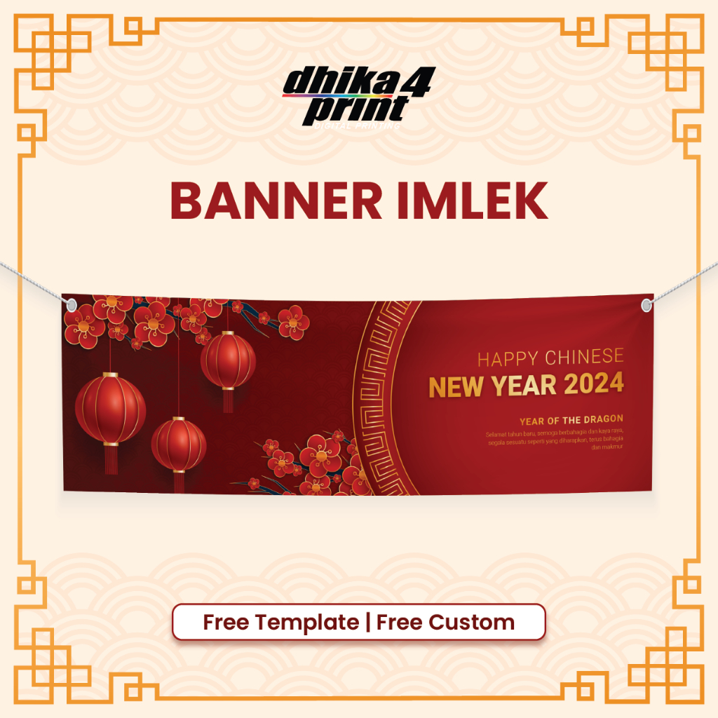 Jual Custom Backdrop Banner Imlek Chinese New year / Spanduk Imlek ...