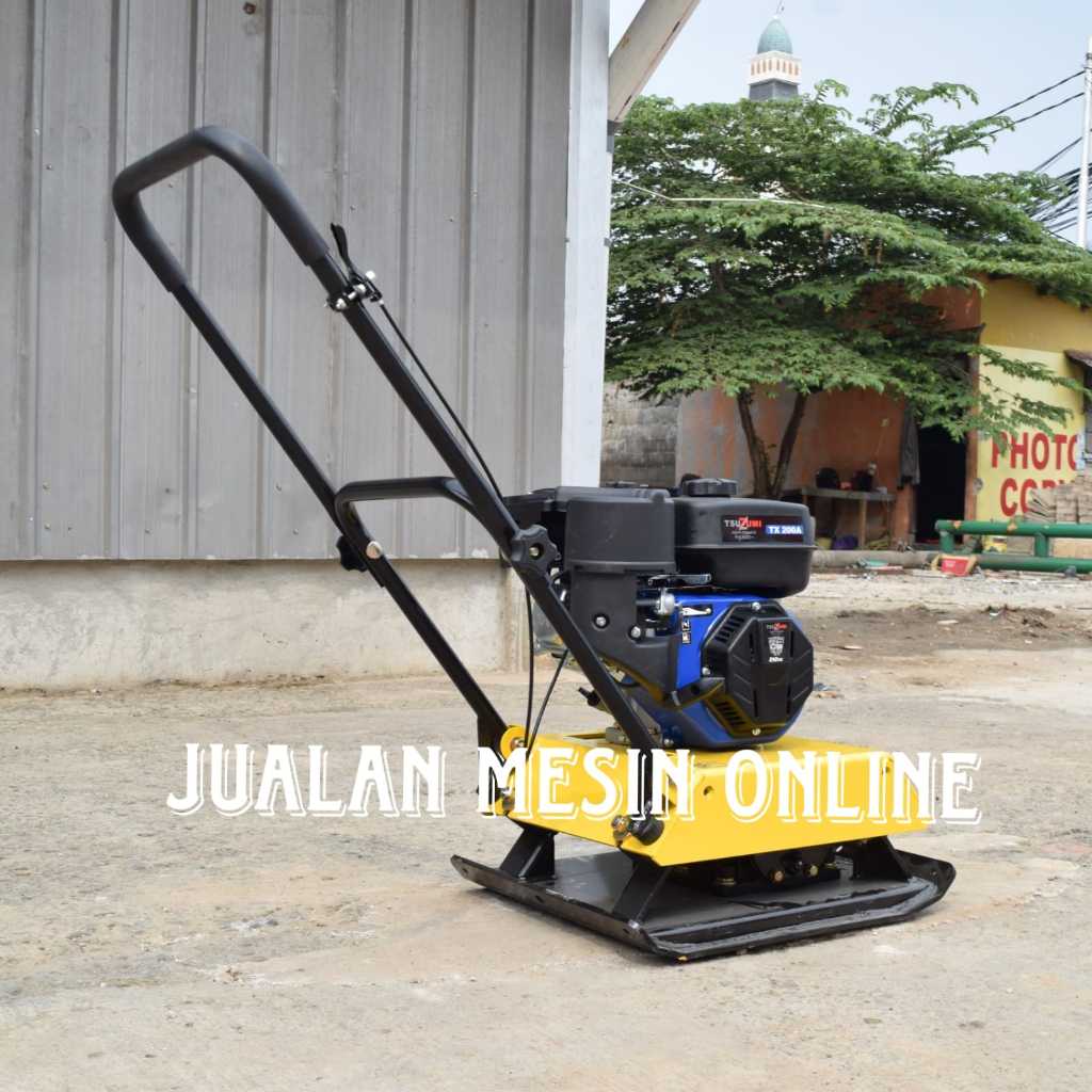 Jual Mesin Pemadat Aspal Stamper Kodok TC88 + Engine 7 hp Tsuzumi TX200 ...