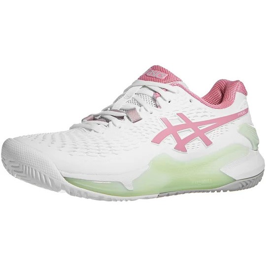 Jual Sepatu Tenis Asics Resolution 9 White Punch Pink Limited Padel ...