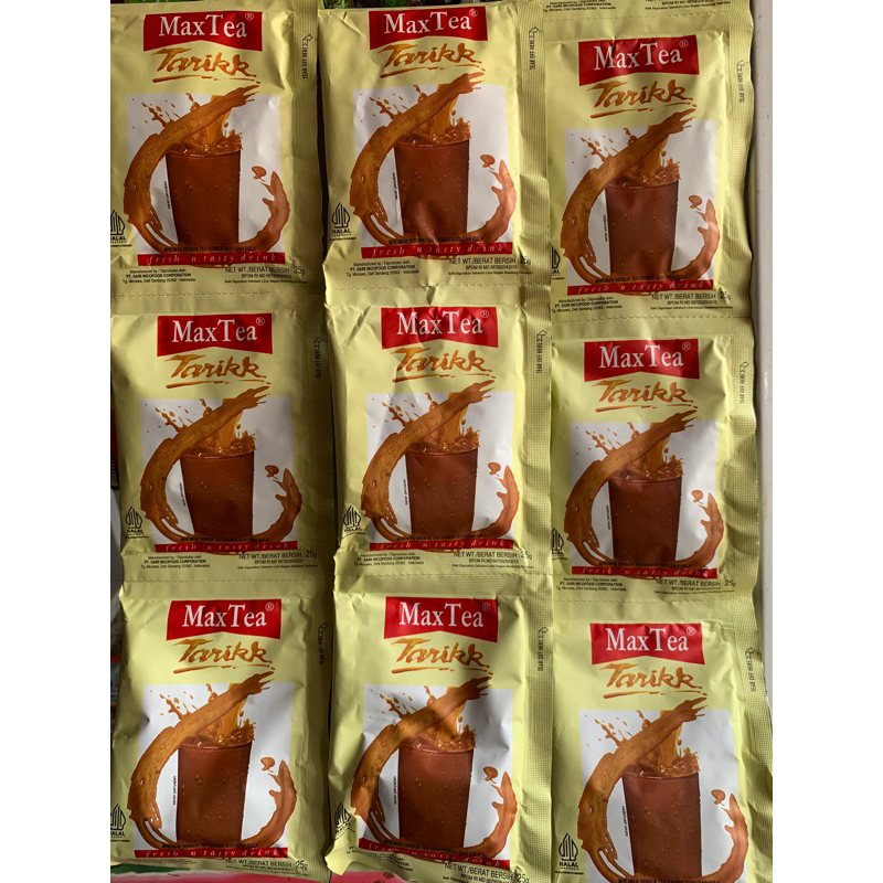 Jual MAX TEA TARIK SACHET 25 GRAM | Shopee Indonesia